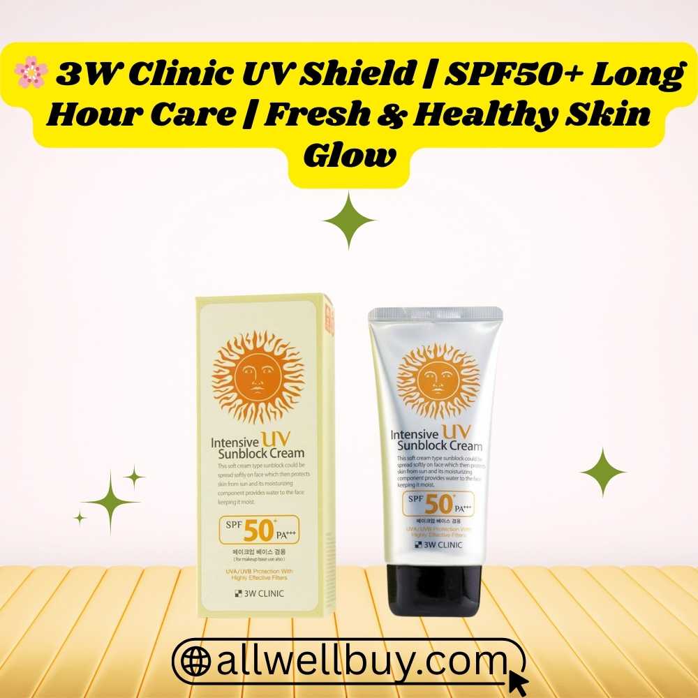 3W Clinic Sun Lotion PA+++ | Original Korean SPF Cream BD || Blog